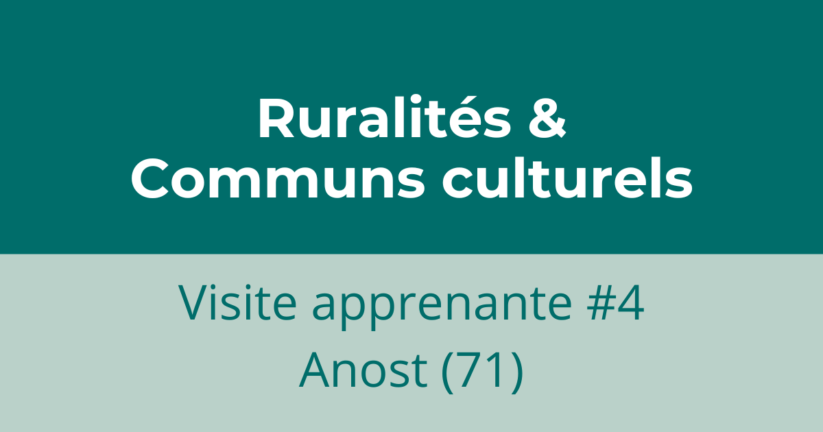 Synthèse de la visite apprenante #4 - Ruralités et communs culturels ...